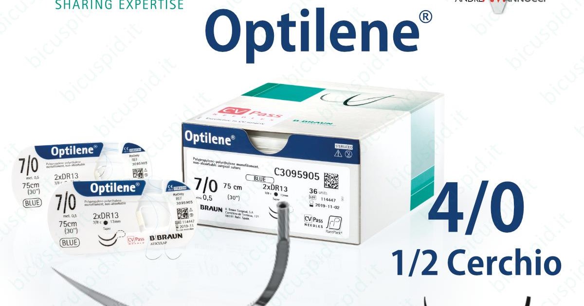 Optilene 4/0 - 1/2 Cerchio - Suture Chirurgiche Monofilamento in ...
