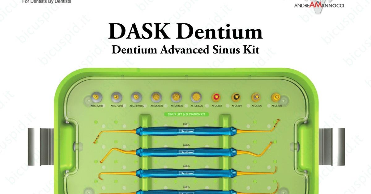 DASK Dentium Advanced Sinus Kit - KIT completo per Mini Rialzo di Seno ...